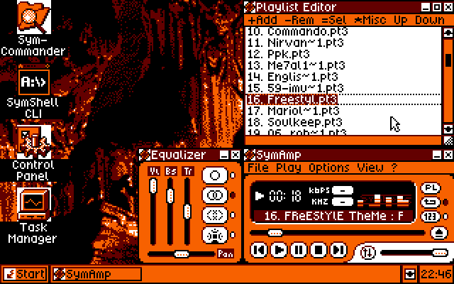 SymbOS Z80 multitasking operating system for CPC, MSX, PCW, EP, NC, SVM, NEXT